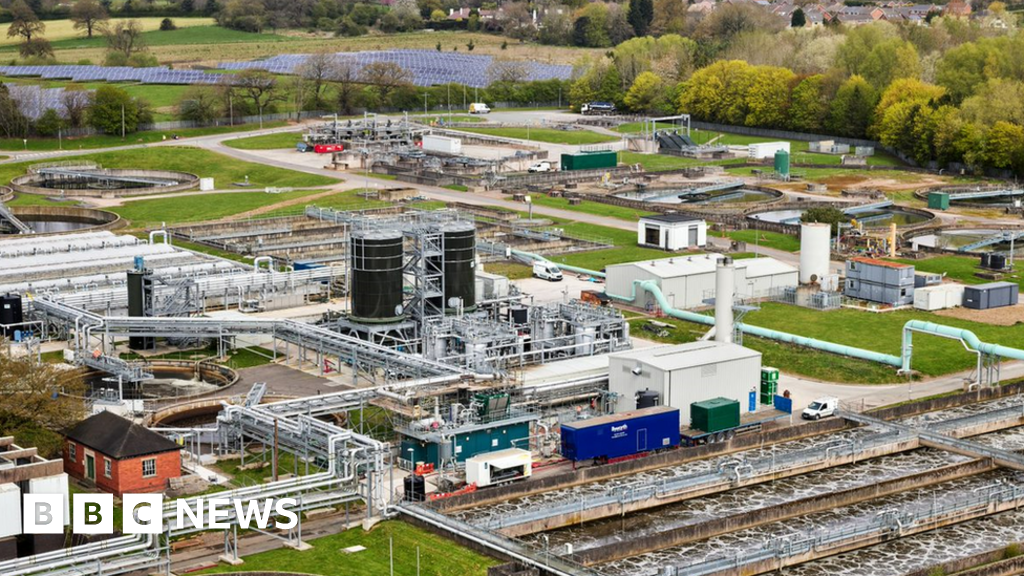 Plans for £40m Strongford sewage works expansion go on show - BBC News
