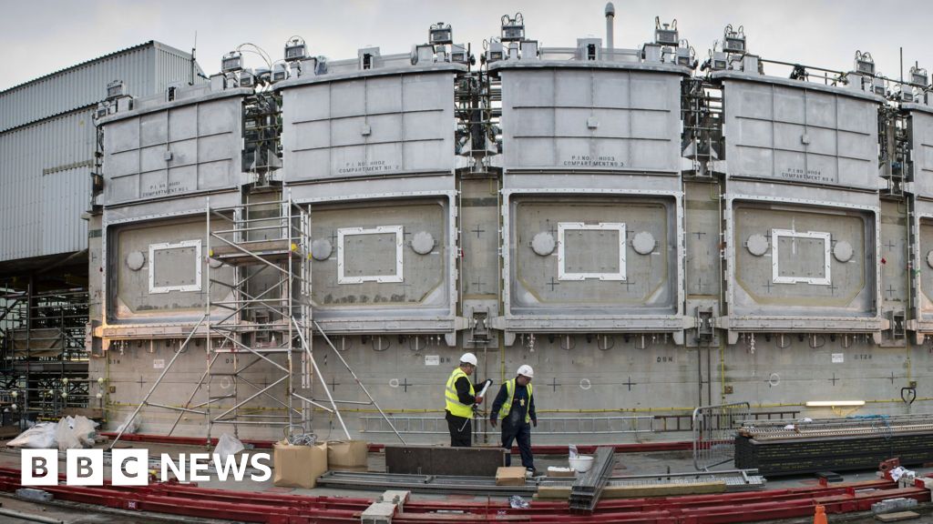 Sellafield nuclear waste silo fitted with giant doors - BBC News