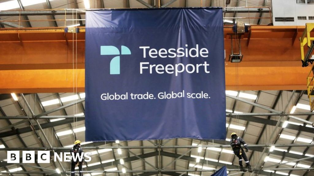 First - and biggest - freeport opens on Teesside - BBC News