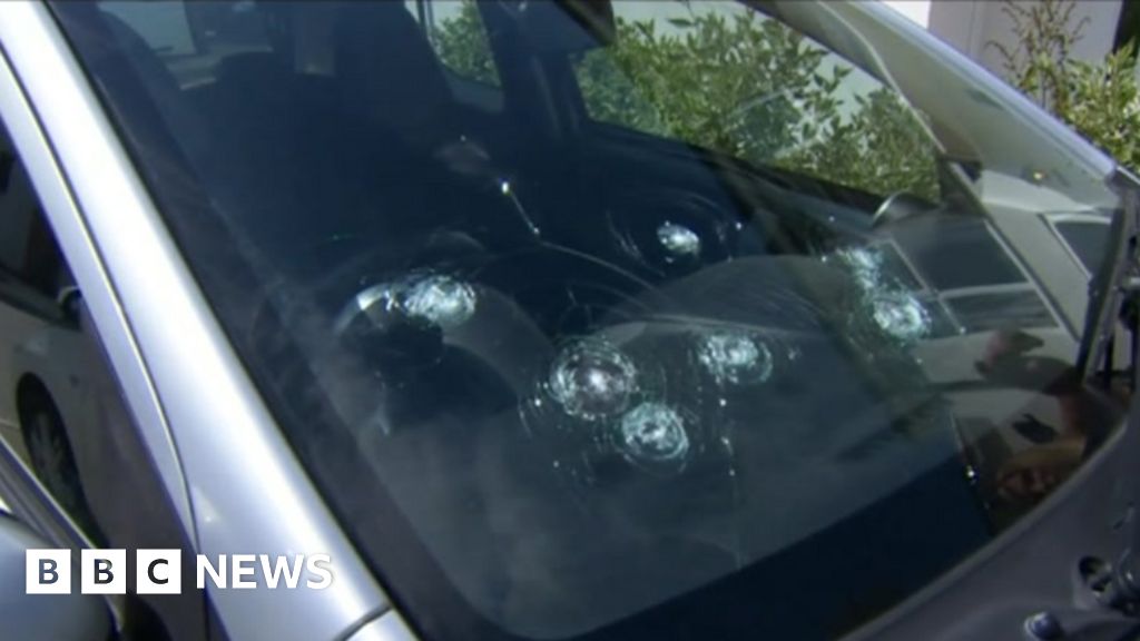 Car damaged by stones dropped from Lincoln bypass bridge