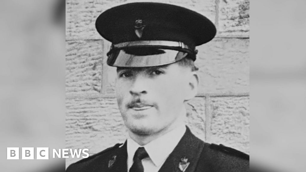 John Doherty: Memorial for RUC man stolen from Donegal grave - BBC News