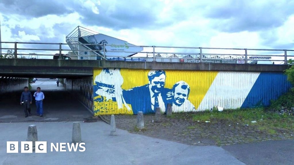 Plans for Leeds United mural on Elland Road underpass - BBC News