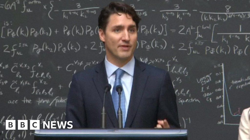 Justin Trudeau meets quantum challenge - BBC News