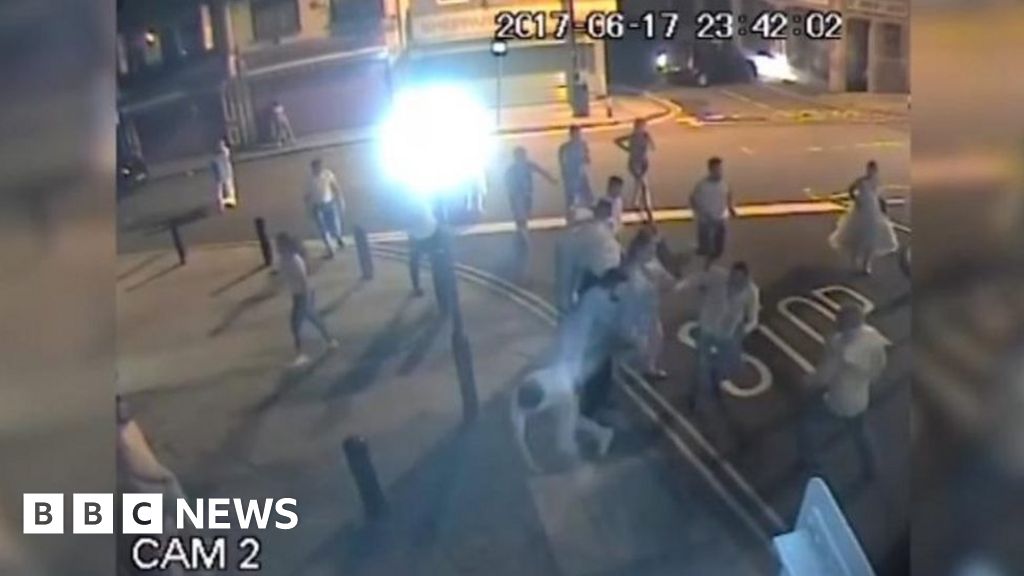 Man jailed for Tonypandy wedding party attack - BBC News