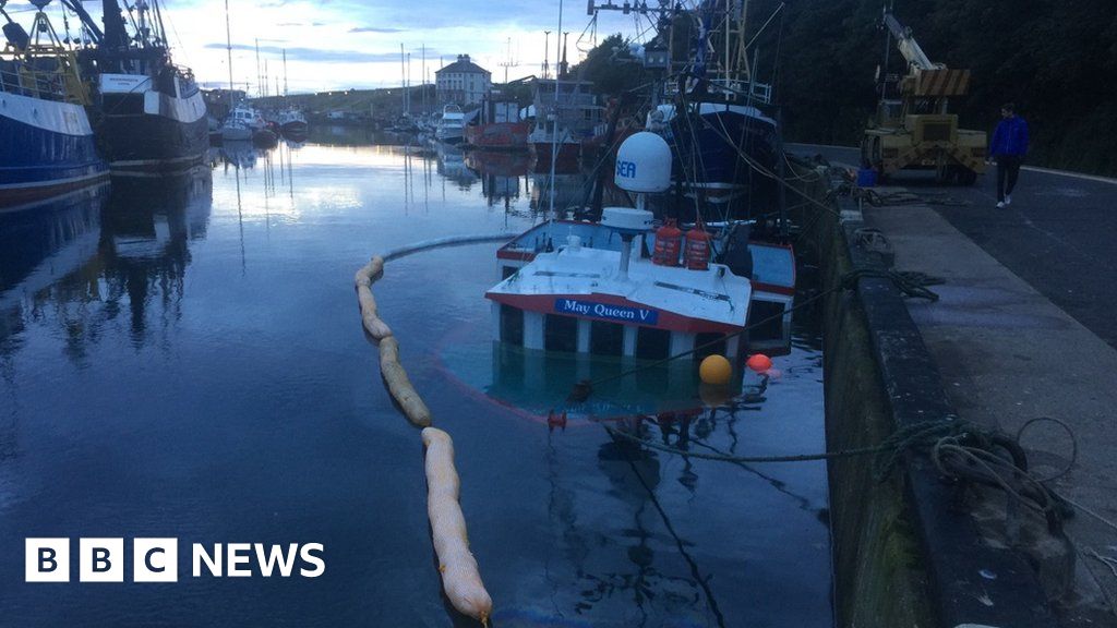 Eyemouth lifeboats called out to flooded trawler - BBC News