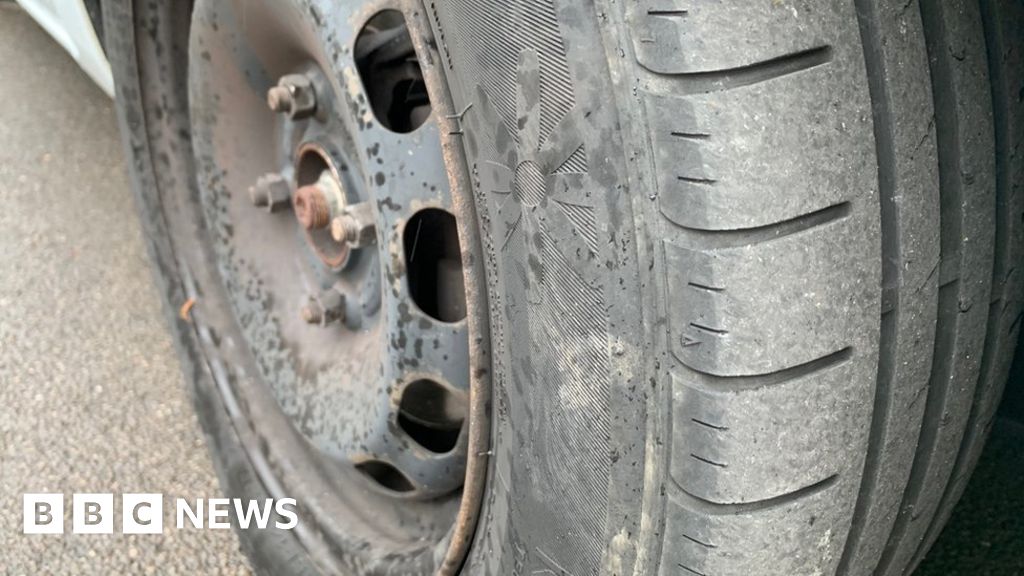 Used police car tyres sold online by force staff - BBC News