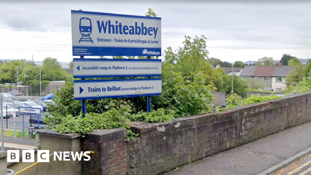 Whiteabbey: Boy knocked unconscious in train station attack - BBC News