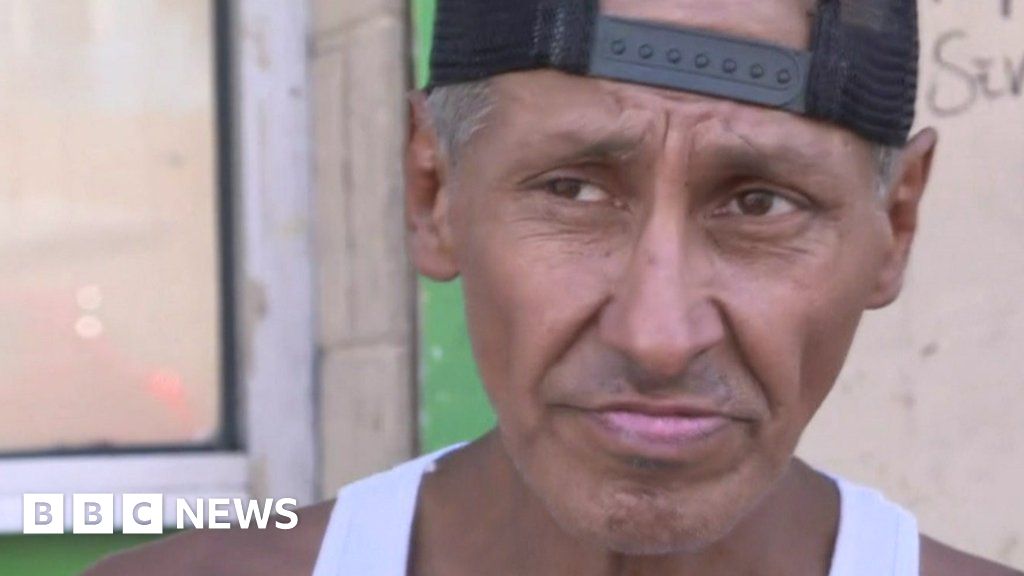 Who are the homeless of Skid Row? - BBC News