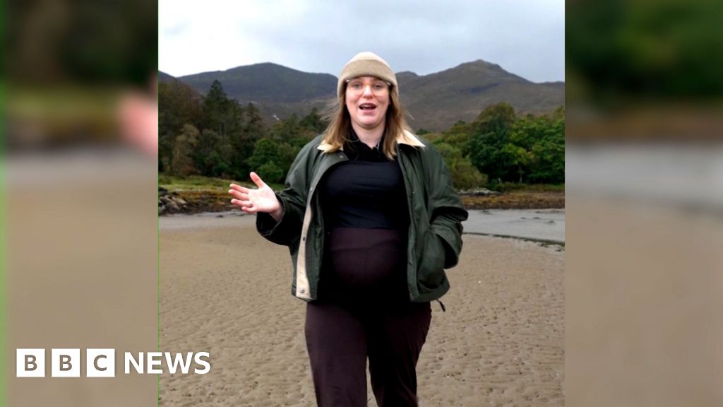 What it's like being pregnant on a remote Scottish island - BBC News