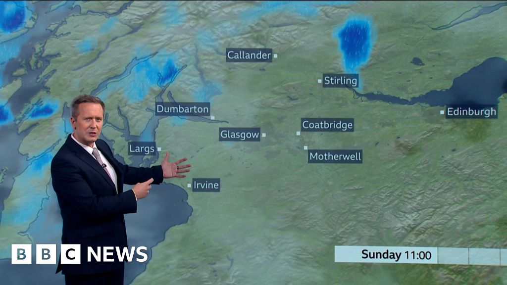 Watch the weather forecast for the Great Scottish Run