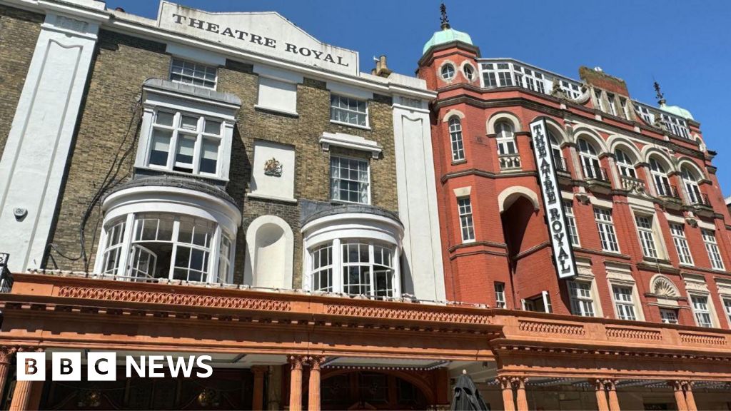 Theatre Royal: New colonnade at Brighton landmark unveiled