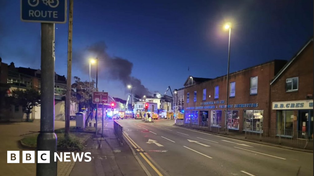 Two building fires break out during night in Stoke-on-Trent