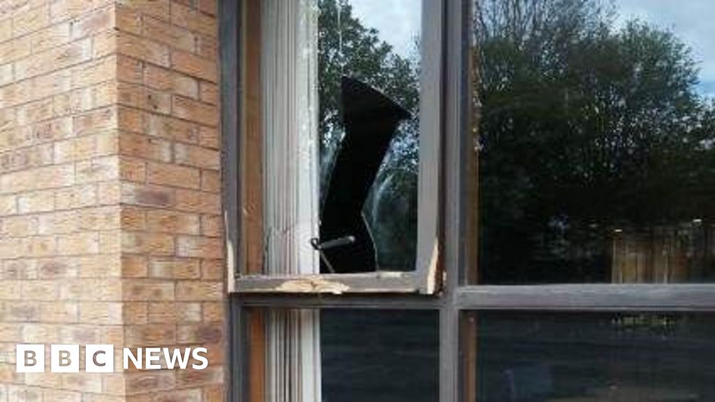 Audley: Burglars smash windows and trash rooms at church - BBC News