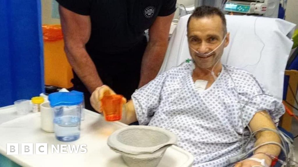 How a man's open-heart surgery saved his son's life - BBC News