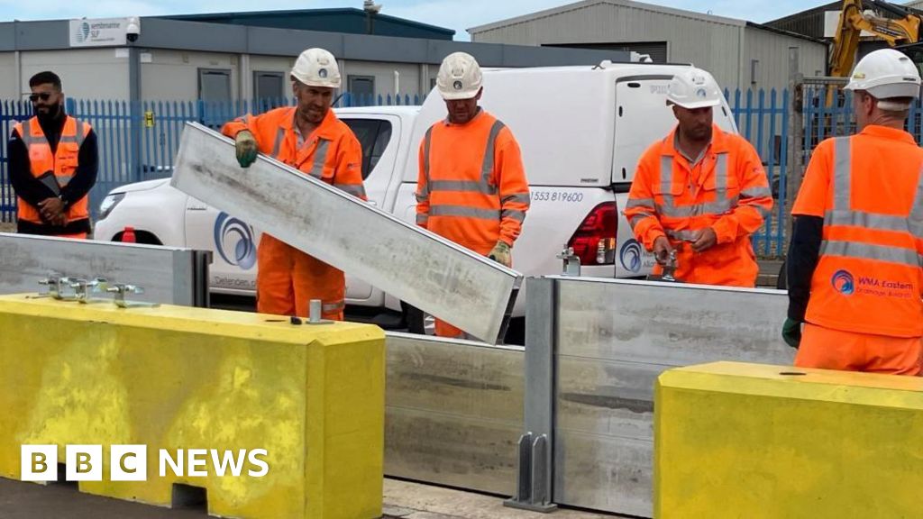 Lowestoft's £67m flood defences tested ahead of winter
