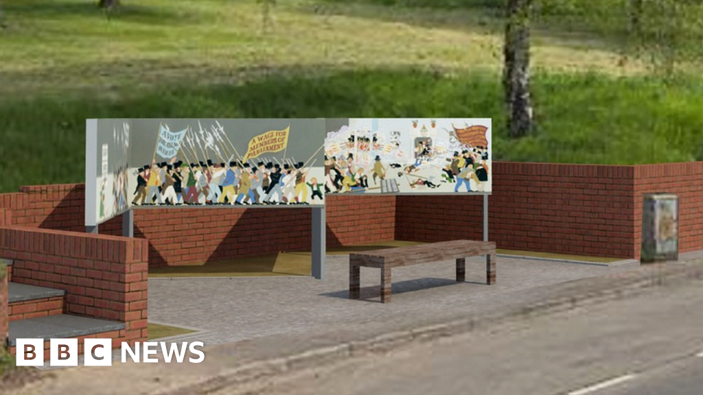 Newport Chartist mural to be rebuilt on city outskirts - BBC News