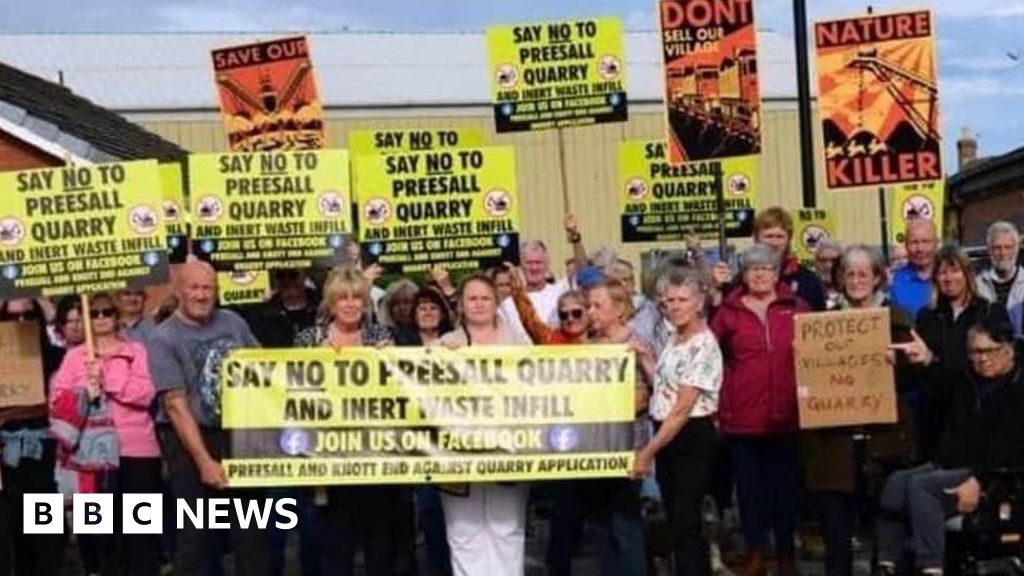 Controversial Preesall quarry plan not gone away - councillor - BBC News