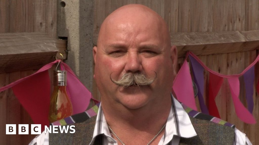 Mark East: The man with Britain's best moustache - BBC News