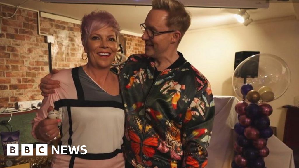 BBC One Show surprises Blackwood charity worker - BBC News