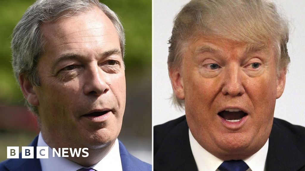 Obscene Donald Trump comments 'alpha male boasting' - Farage - BBC News