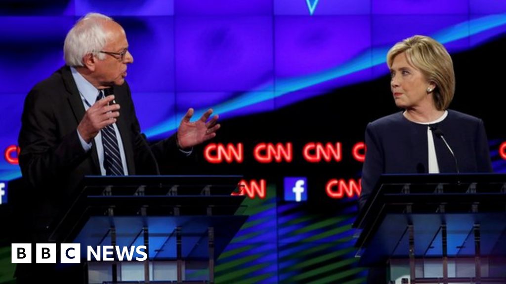 Bernie Sanders on defensive over capitalism - BBC News