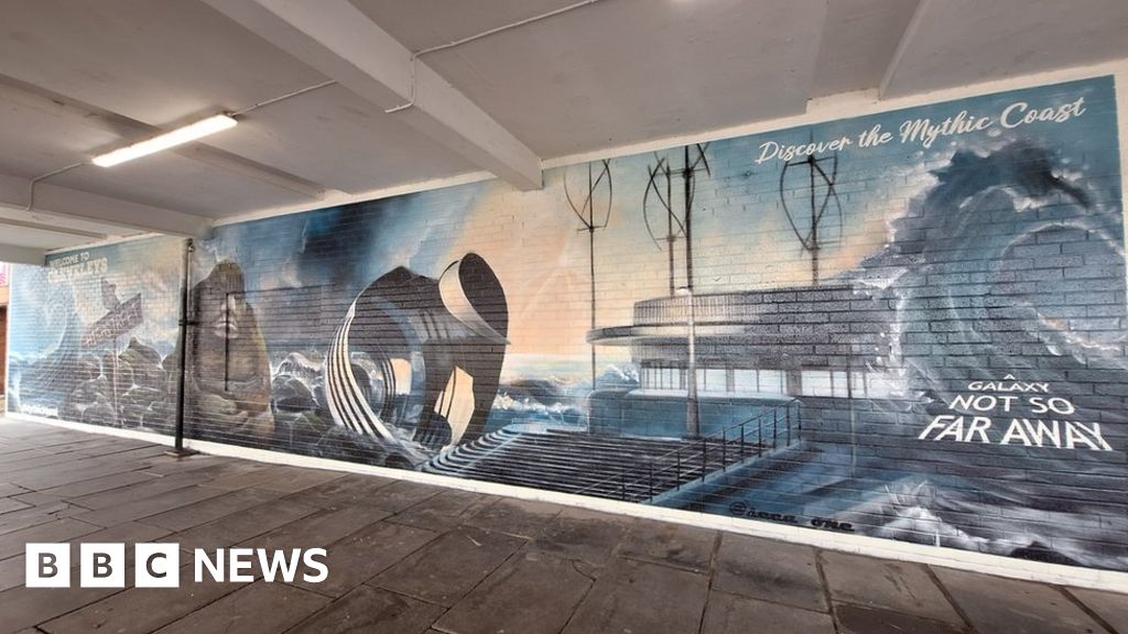 Cleveleys bus station mural salutes town's place in Star Wars universe ...