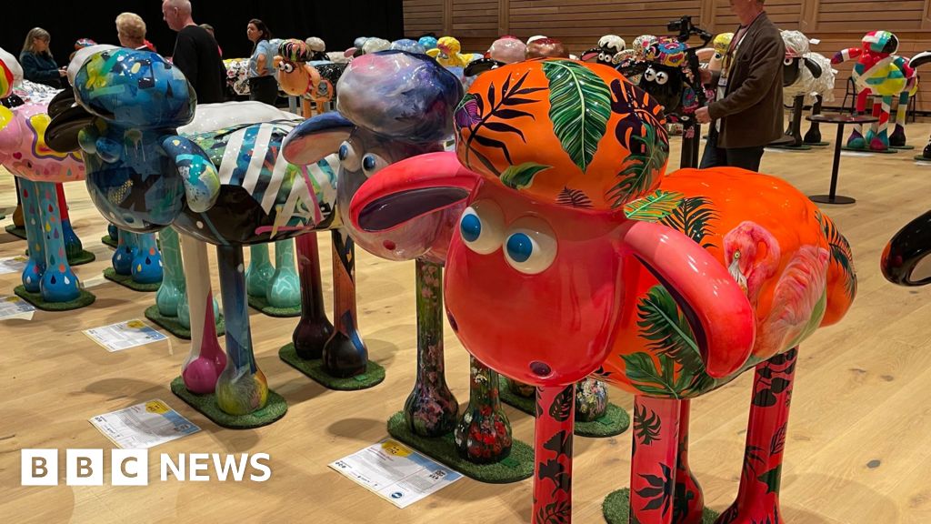 Brighton and Hove: Shaun the Sheep statues raise £385,000 for hospice ...