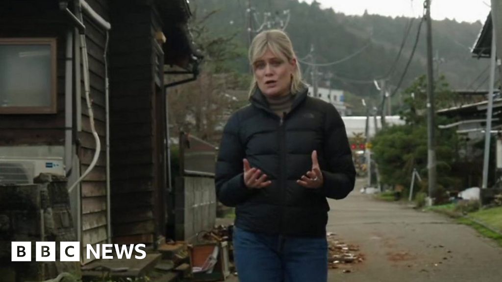Watch: BBC visits earthquake epicentre in Japan - BBC News