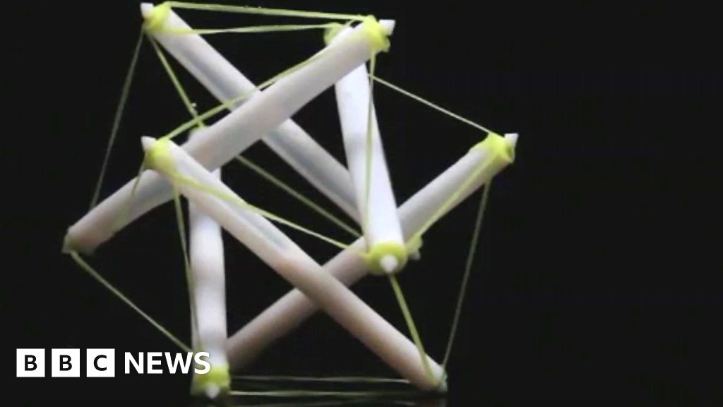 3D-printed structures change shape when heated