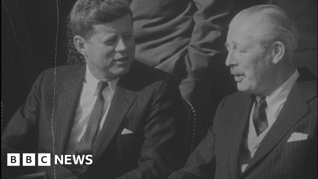 John F Kennedy meets Harold Macmillan in 1961 - BBC News