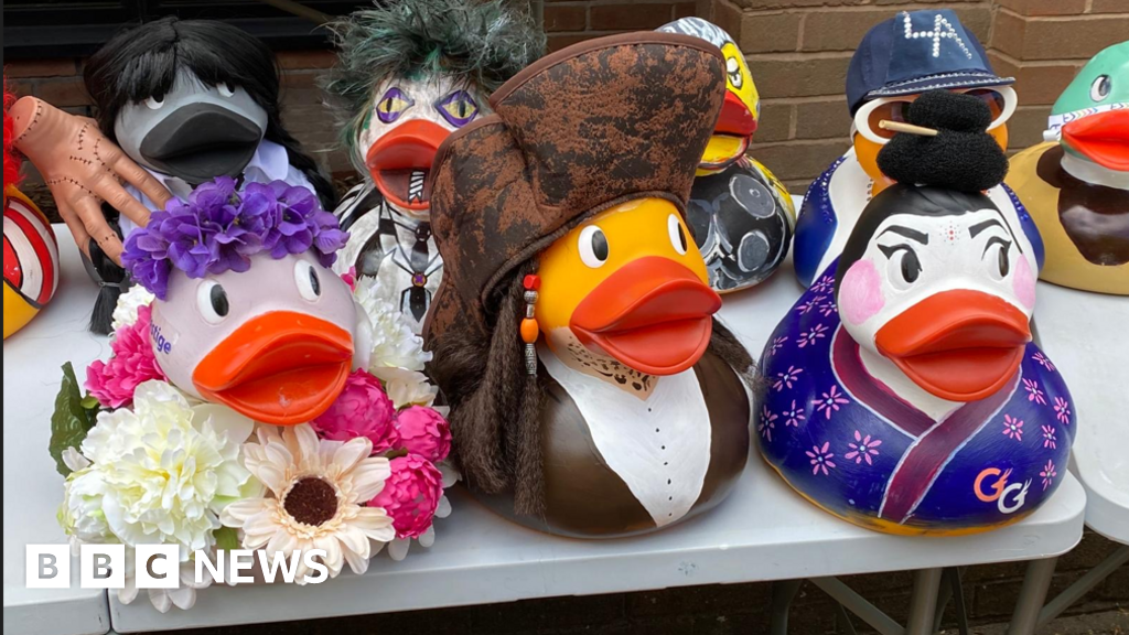 Staines: Captain 'Quack' Sparrow wins duck competition