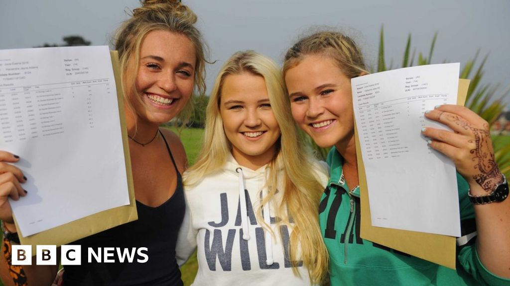 A-level results: Proportion of students gaining top grades rises - BBC News