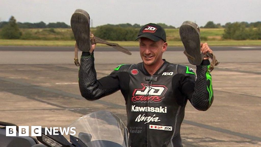 Stunt rider confident of world record at Elvington Airfield