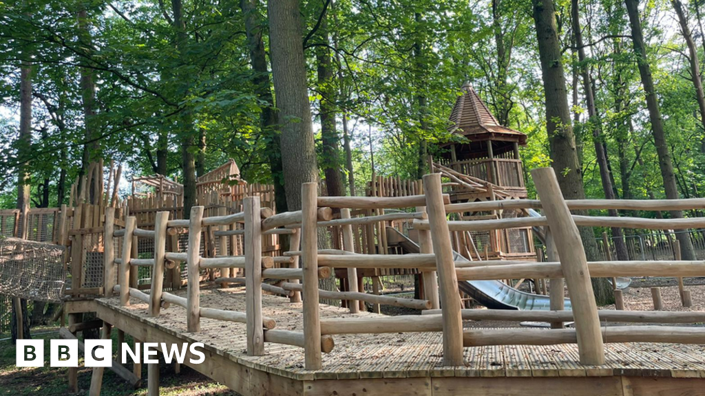 Jacobean inspiration for new woodland play area - BBC News