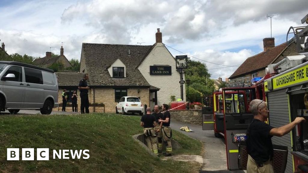 Man suffers 'significant burns' in Crawley pub gas explosion - BBC News