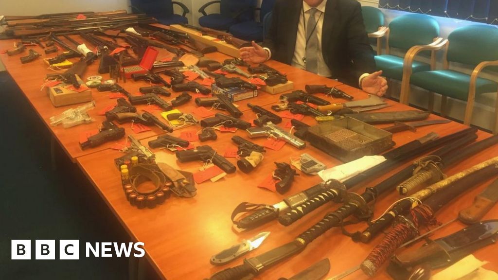 South Yorkshire weapons surrender sees more than 180 handed in - BBC News