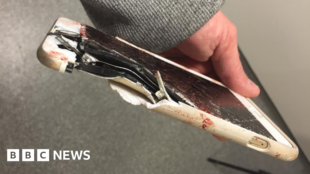 Manchester attack: Mobile phone 'saved woman's life' - BBC News