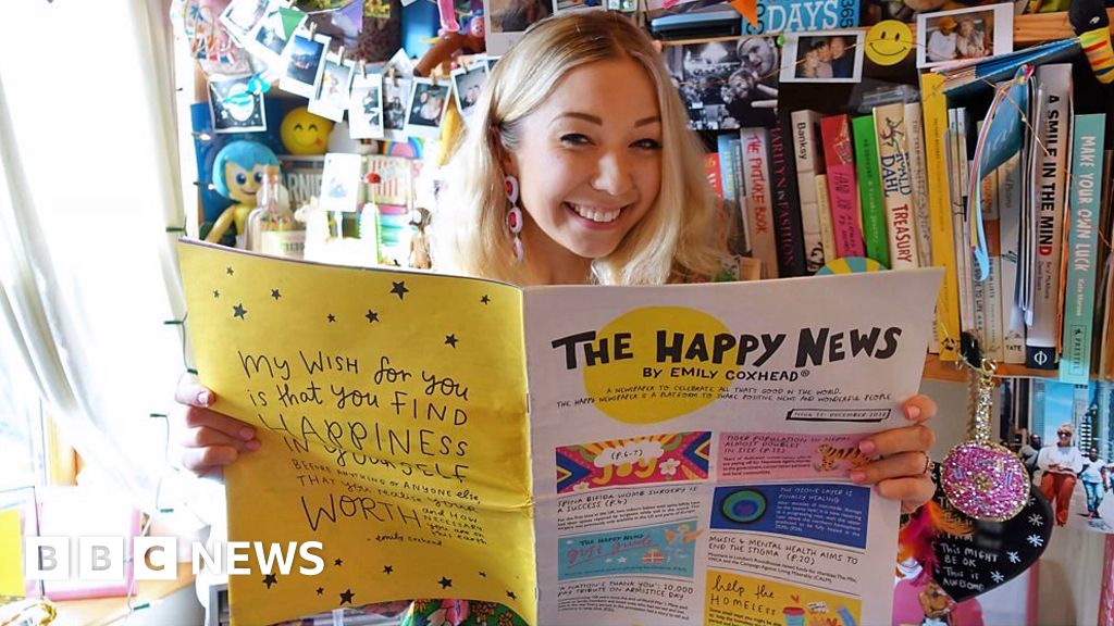 The Happy News: One woman's mission to 'make news less sad' - BBC News