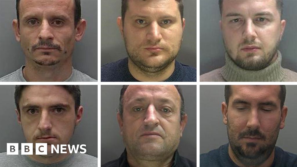 Organised crime: Gang jailed after police follow drugs trail - BBC News