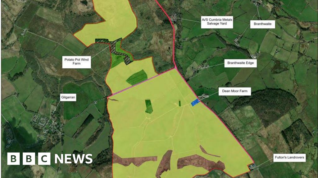 Large solar farm proposed near Workington in west Cumbria - BBC News