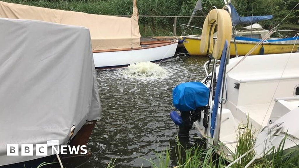 River Thet polluted by sewage and road surface water