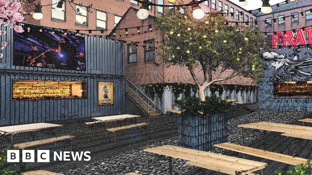 Newcastle shipping container leisure venue to open - BBC News