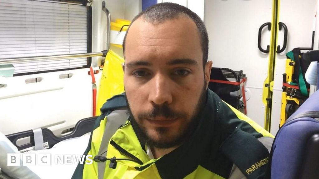 Paramedic's plea: 'I don't come to work to be spat at' - BBC News