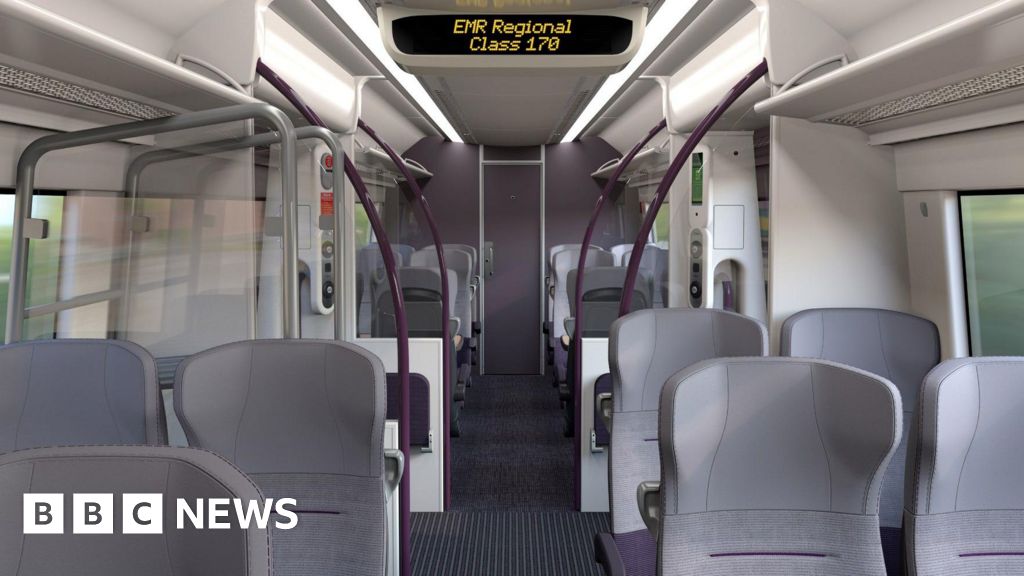 First look at East Midlands Railway train refurbishment plans - BBC News