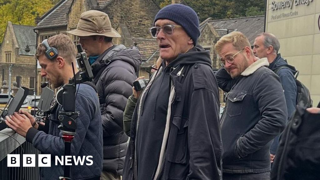 Crew spotted filming upcoming Danny Boyle film Ink in Calderdale