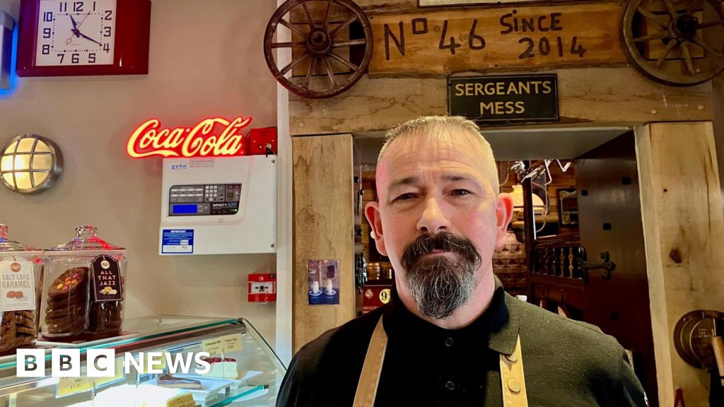 Cost of living: Neath cafe owner says costs are rising - BBC News