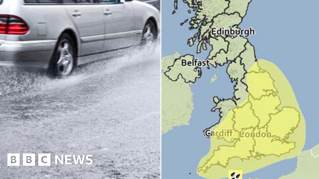 'Severe' heavy rain warning issued for Wales - BBC News