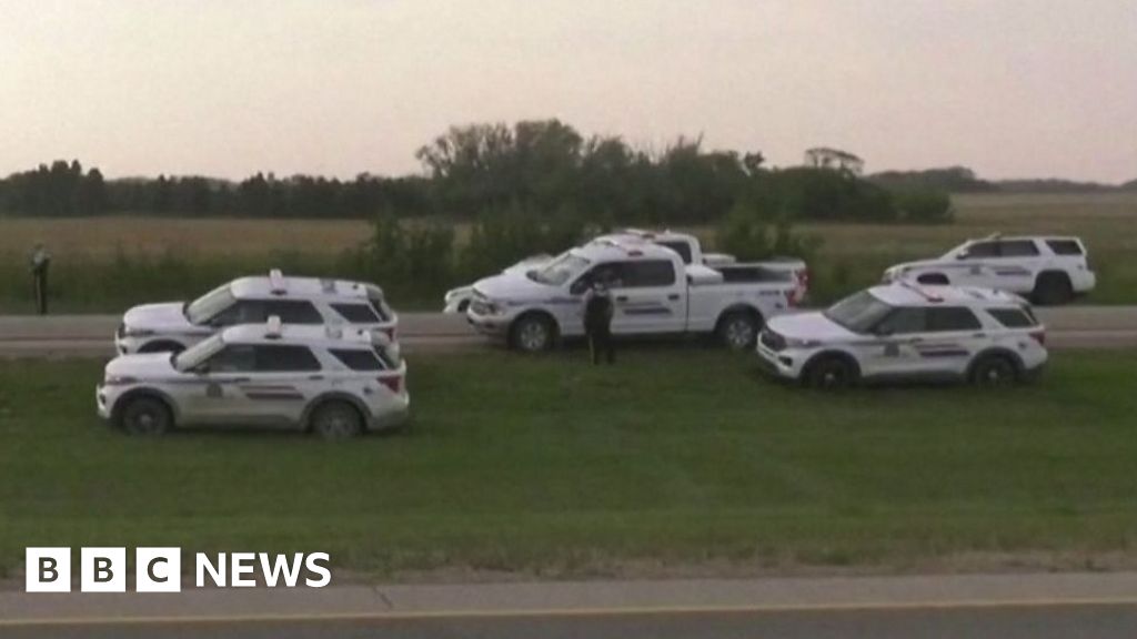 WATCH: From the scene of Canada stabbings suspect arrest