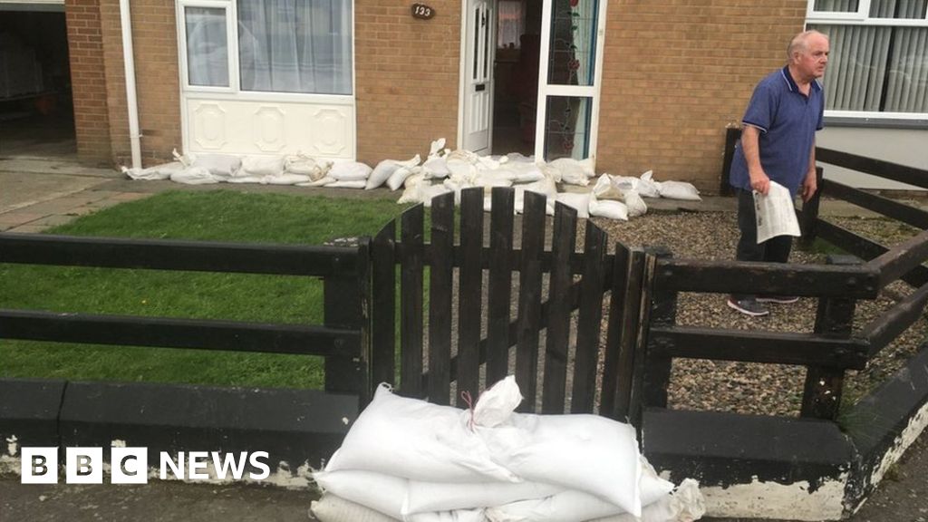 Strabane: Ballycolman residents angry as homes flooded again