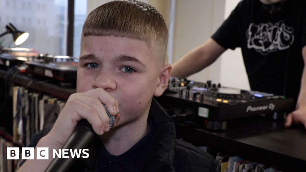 Young Makina MC continuing North East's musical legacy - BBC News